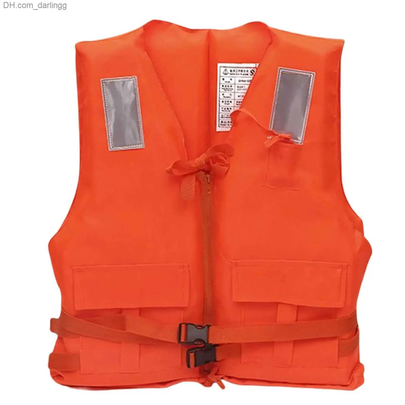 Outdoor Life Vest Buoyant Rescue Jacket with Reflective Strips for ...