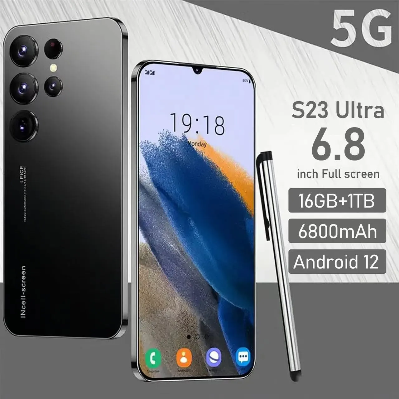 8 Unlocked 5G Smartphone: 1TB Storage, Octa-Core Processor, Facial ...