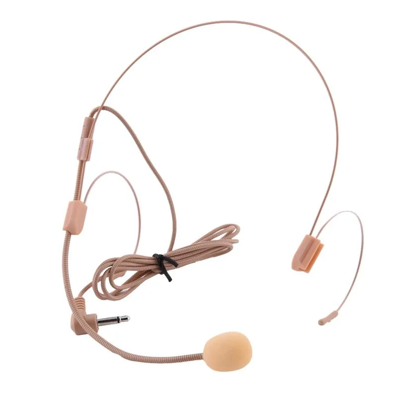 5mm Mini Jack Microphone Ear Hook Headset Wired Mic With Adjustable ...