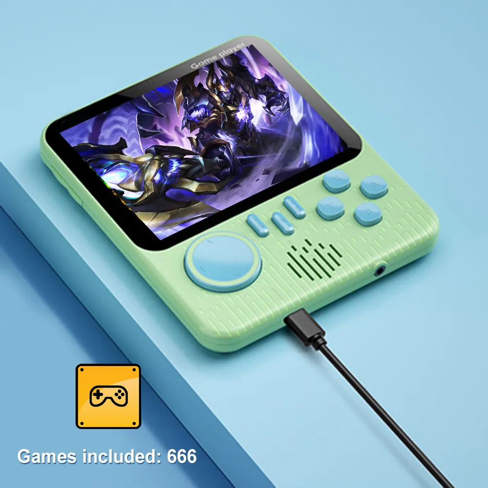 DHgate.com:666 Games G7 Portable Retro Game Console 3.5" LCD | Supports ...