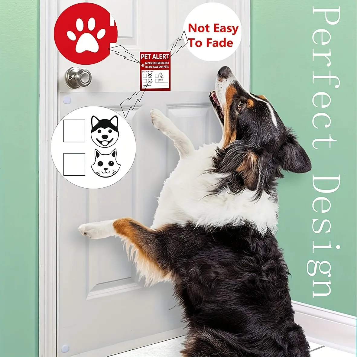 DHgate.com:Pet Alert Rescue Stickers 5pcs Durable Emergency Decals for ...