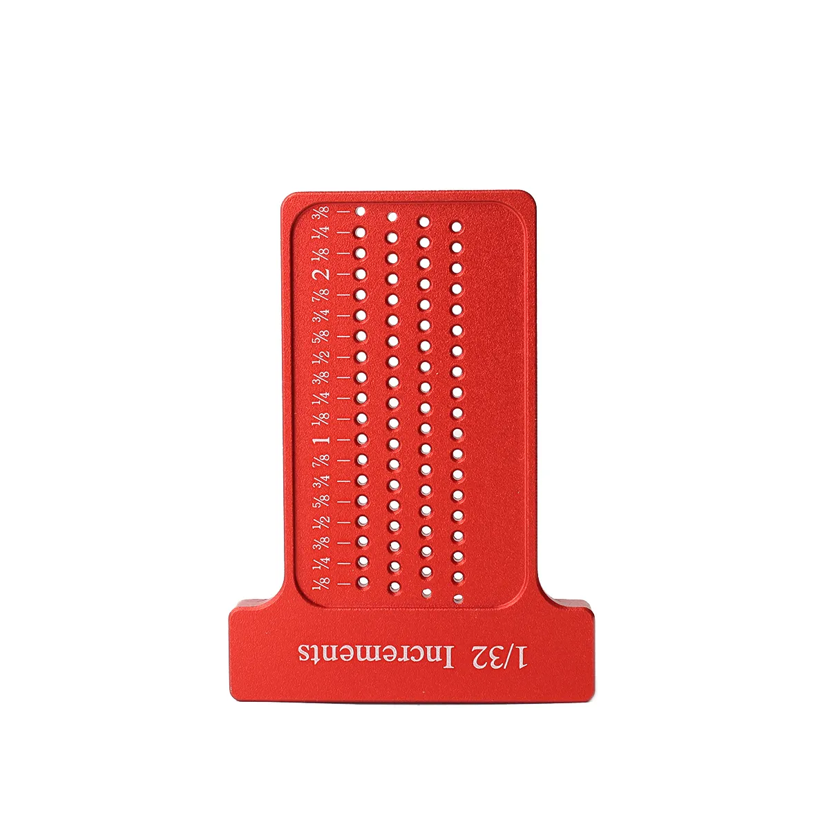 1/32 Inch Aluminum Alloy Woodworking Scribe Ruler for Hole Marking and ...