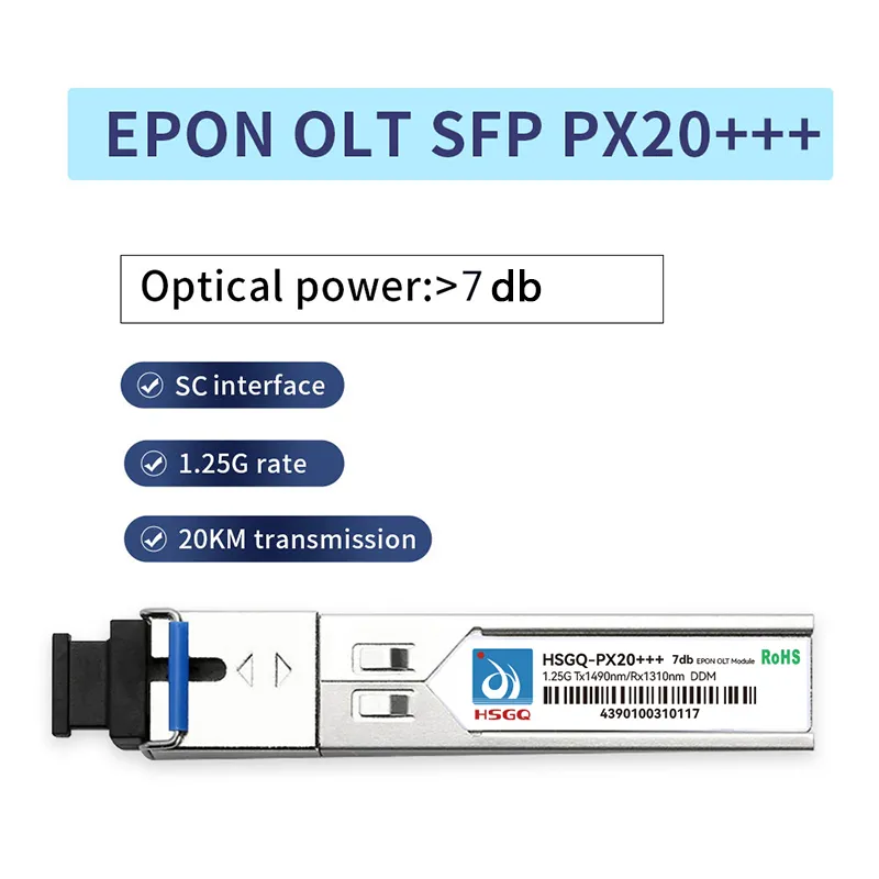 DHgate.com:EPON OLT SFP 1.25G Transceiver, 4PON PX20+++ 7dB, Compatible ...