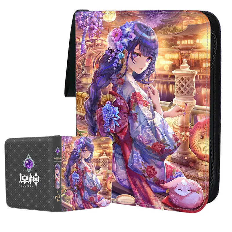 Wholesale Genshin Impact Card Binder 9 Pocket Trading Card Holder Anime ...