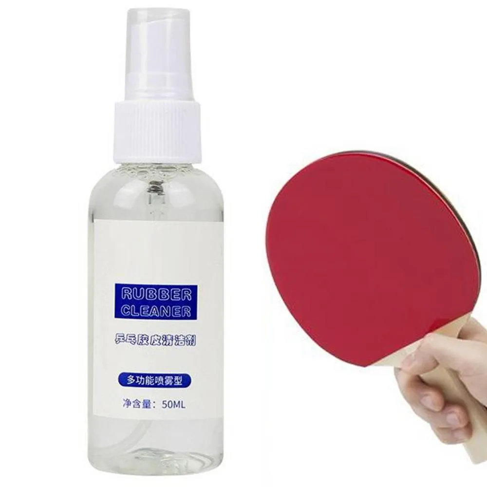 Ping-Pong Paddle Cleaner Spray, 50ml - Rubber Cleaner and Maintenance ...