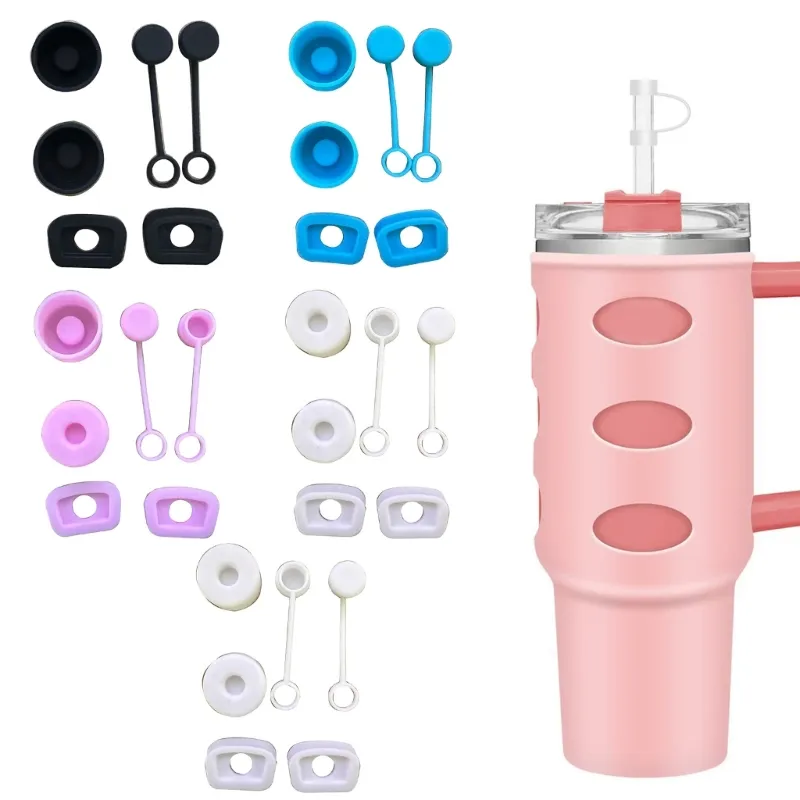 DHgate.com:6-Pack Silicone Spill-Proof Lids for Stanley Cups, Anti-Dust ...