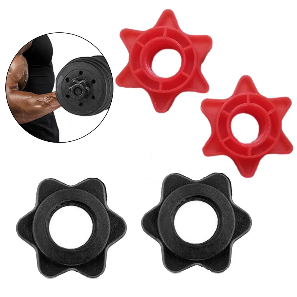Quick Spinlock Barbell Collars, 1'' Dumbbell Barbell Lock Nuts for ...