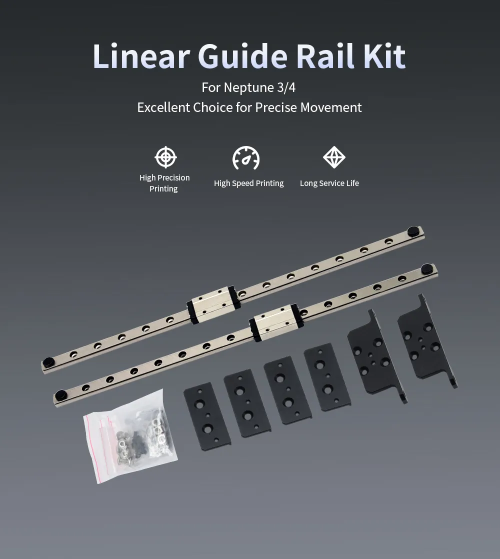DHgate.com:Neptune 3/4 Y-Axis Dual Rail Upgrade Kit MGN9H Linear Rail ...