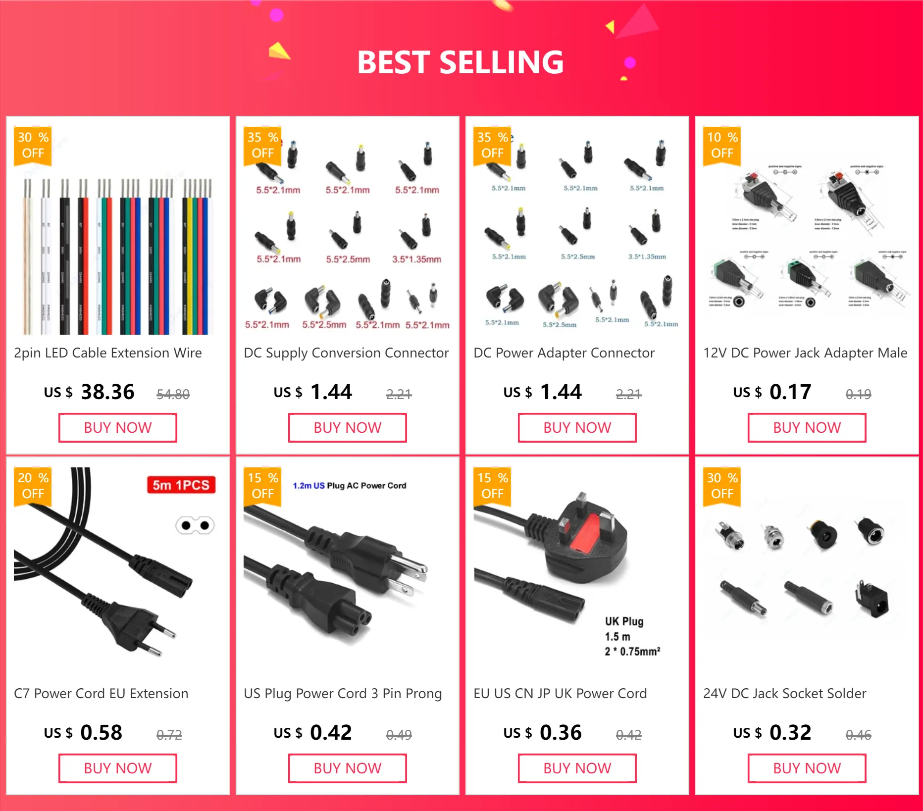 Computer Power Cord 1.5m Universal IEC C13 Cable With US/Japan/CN Plug ...