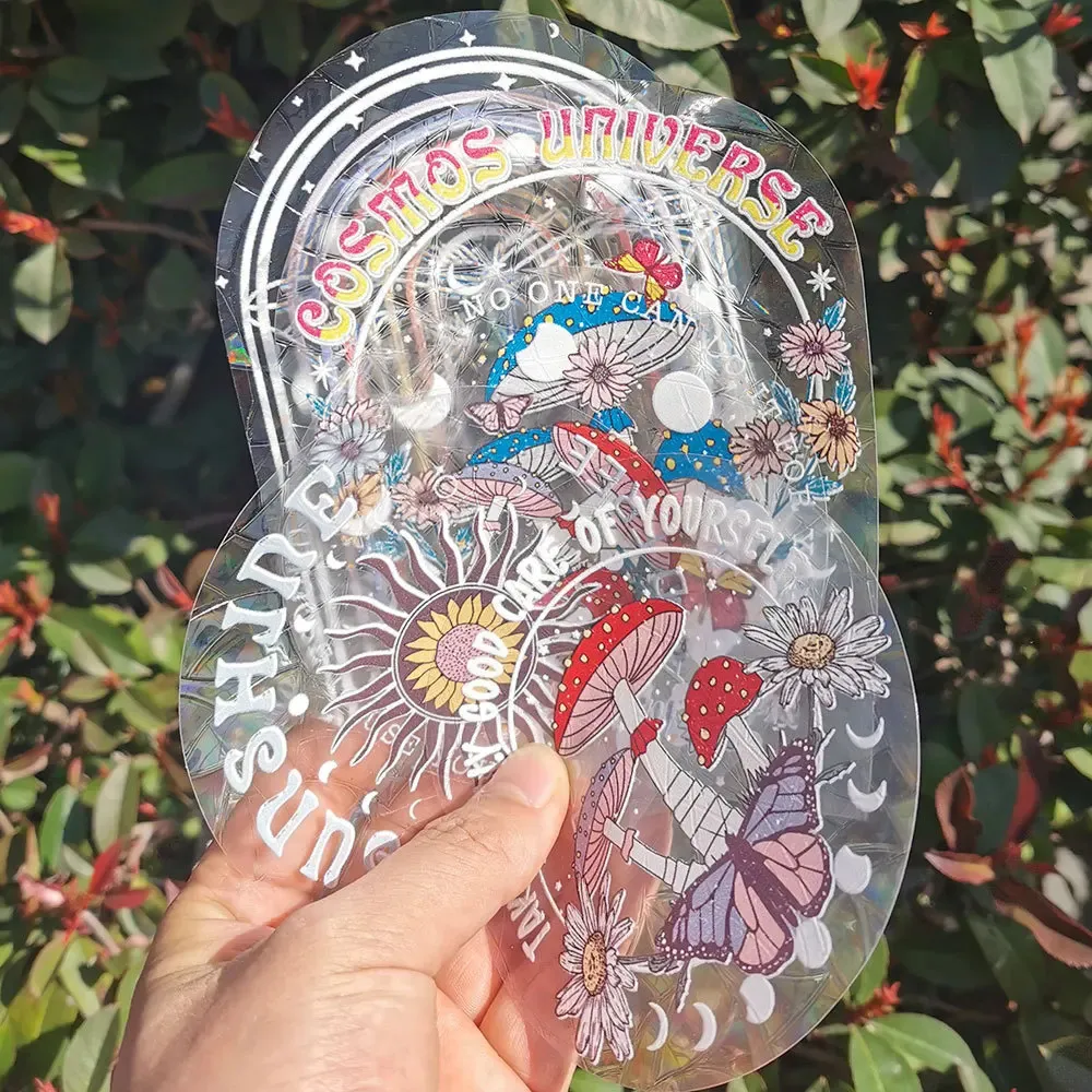Sun Catcher PVC Electrostatic Glass Stickers For Window Funny ...