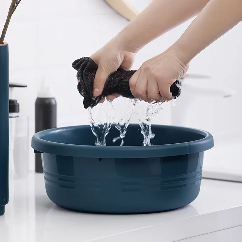 CHAHUA Thickened Large Plastic Wash Basin Plastic Bowl Clothes Washing ...