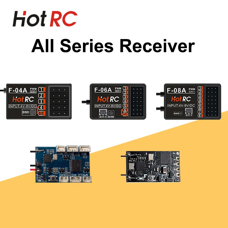 DHgate.com:Upgraded RC F-06A 6CH Receiver for HotRC CT-6A HT-6A DS600 ...