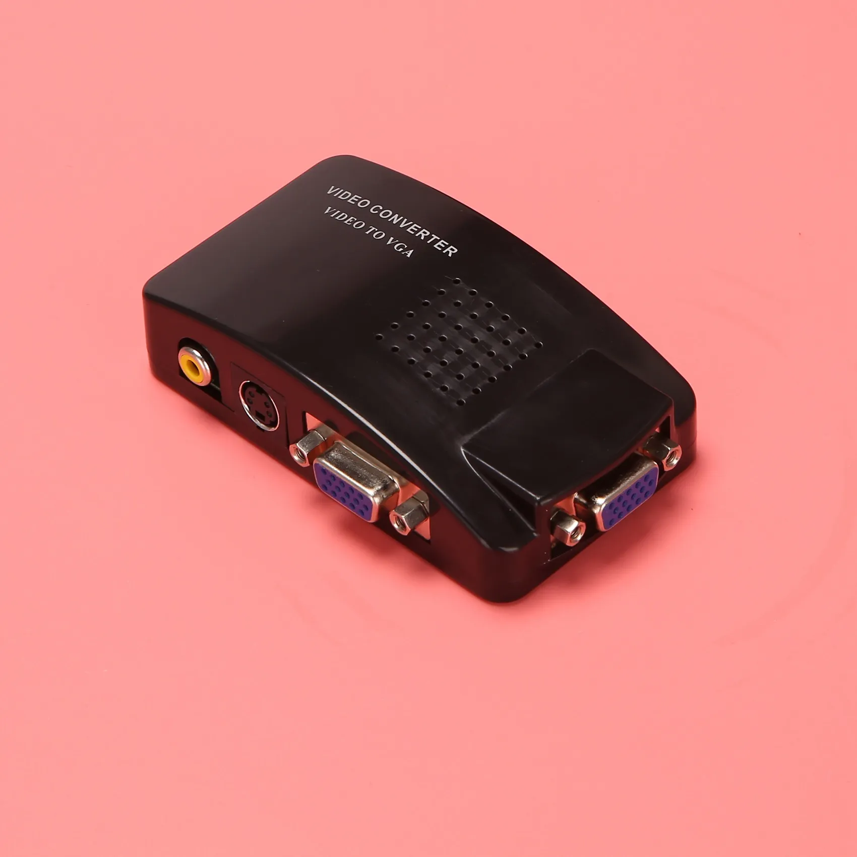 AV to VGA Adapter RCA Composite S-Video AV Input to PC VGA LCD Output ...