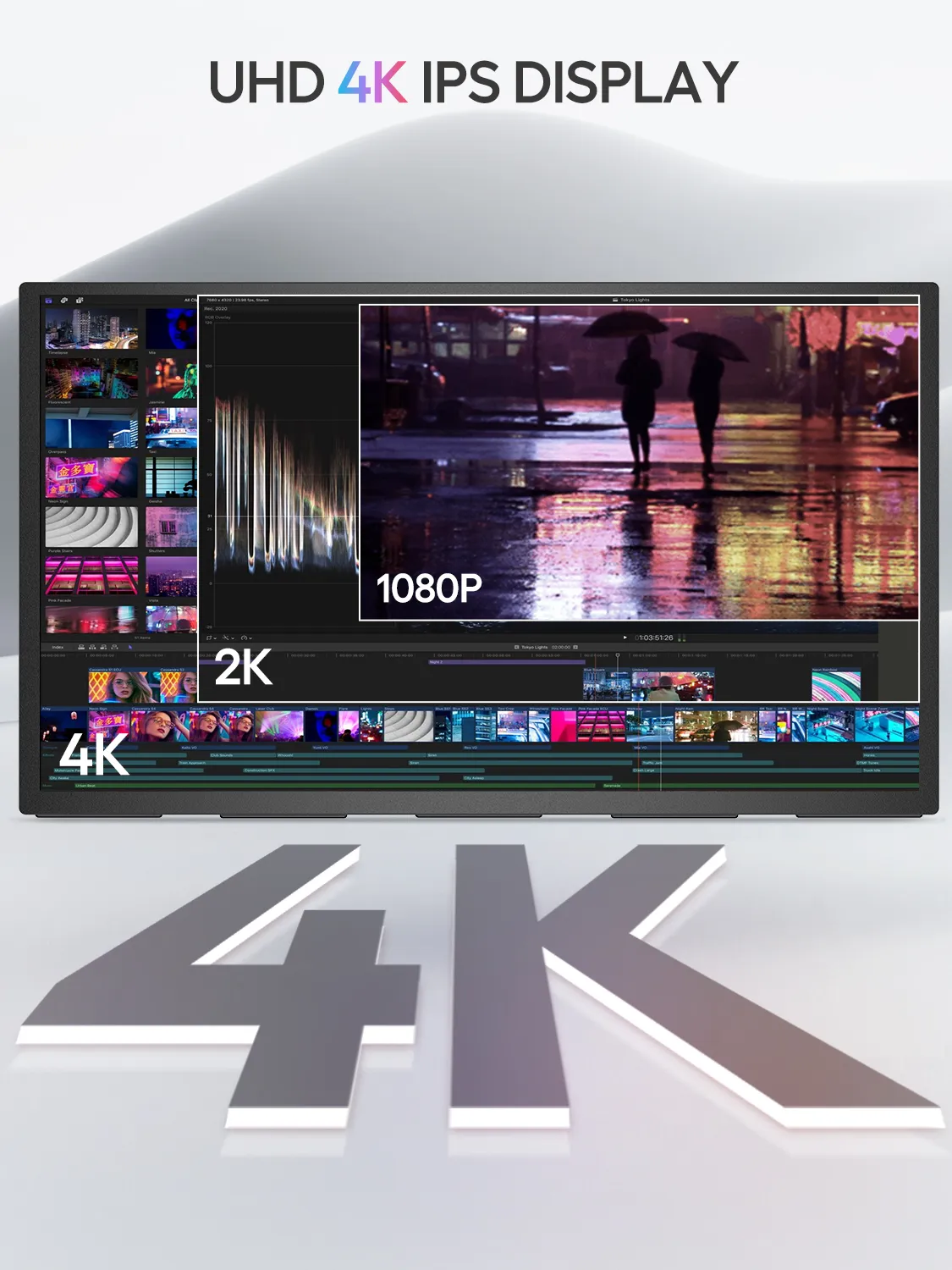 4K Monitor for Mac Mini: EVICIV 18.4 Inch Portable Gaming Display from ...