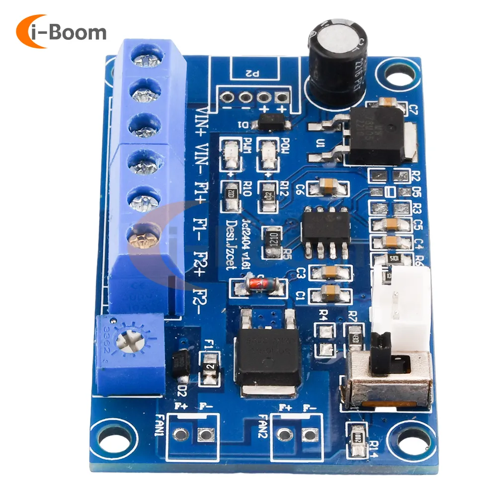 Adjustable PWM DC electronic speed controller with Temperature Sensor ...