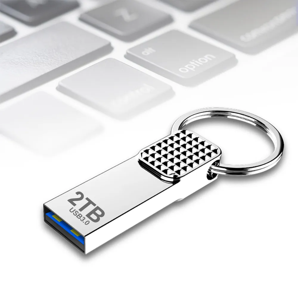 High Speed USB 3.0 2TB Black Pen Drive Type-C Portable SSD Flash Drive ...