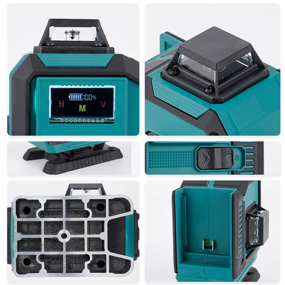 Super Powerful 16-Line 4D laser and leveler for Indoor/Outdoor Use - Self-Leveling, 360 ...