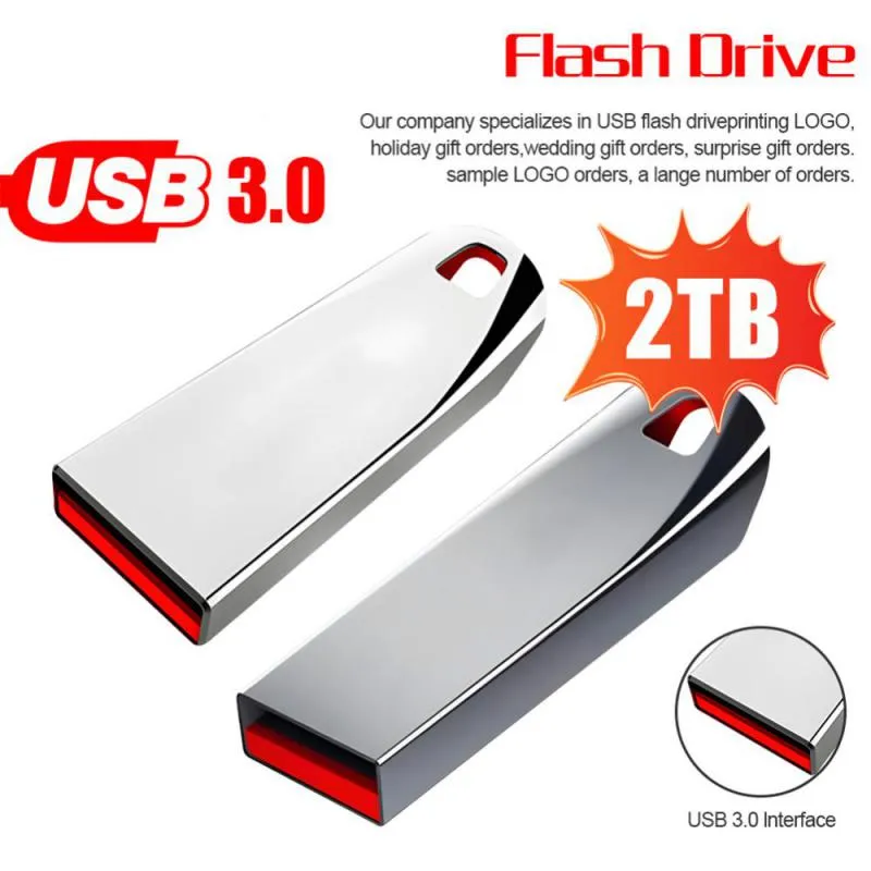USB Stick Flash Drive 2TB Dual Use: High Speed USB 3.0 & Type C Flash ...