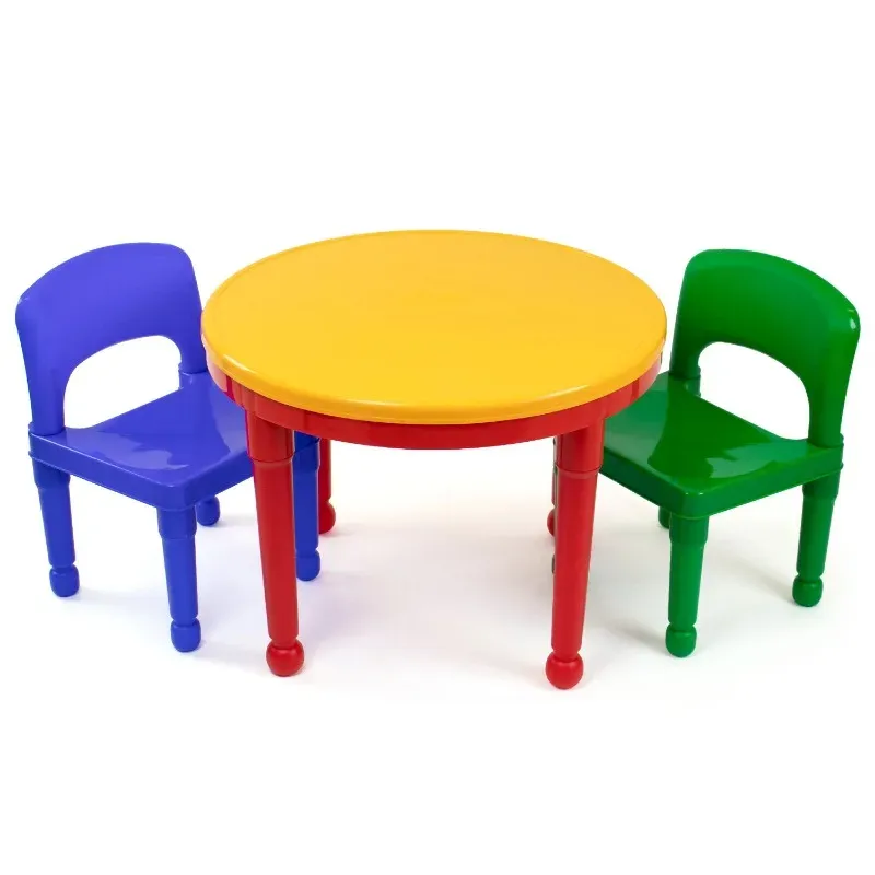Humble Crew 2-in-1 Kids Table with Plastic Dry Erase...