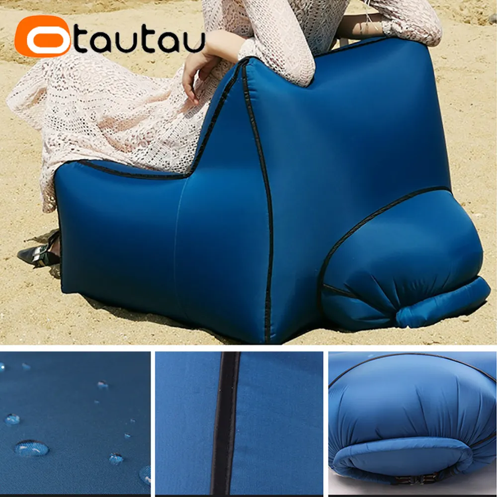 Portable Inflatable Outdoor Couch: Folding Lounger for Camping, Beach ...