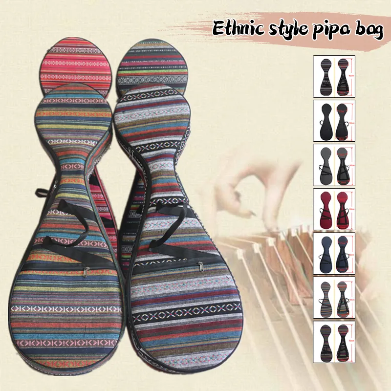 Portable Pipa Musical Instrument Bag Carrying Case: Waterproof ...