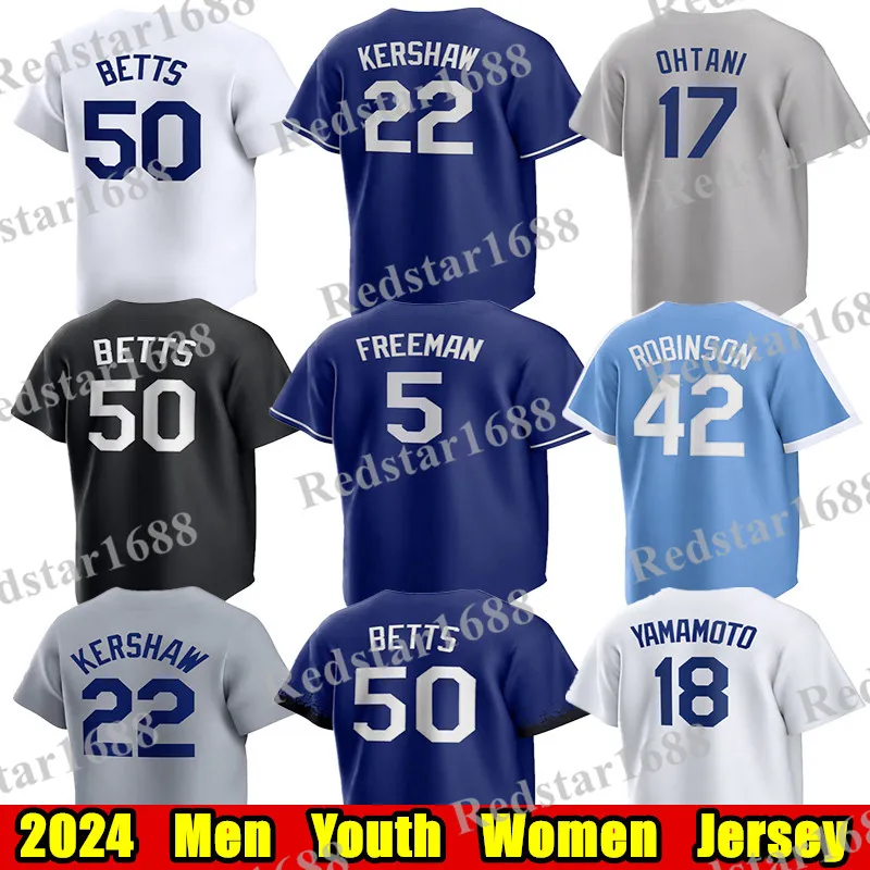Mookie Betts Baseball Jersey Shohei Ohtani Clayton Kershaw Freddie ...