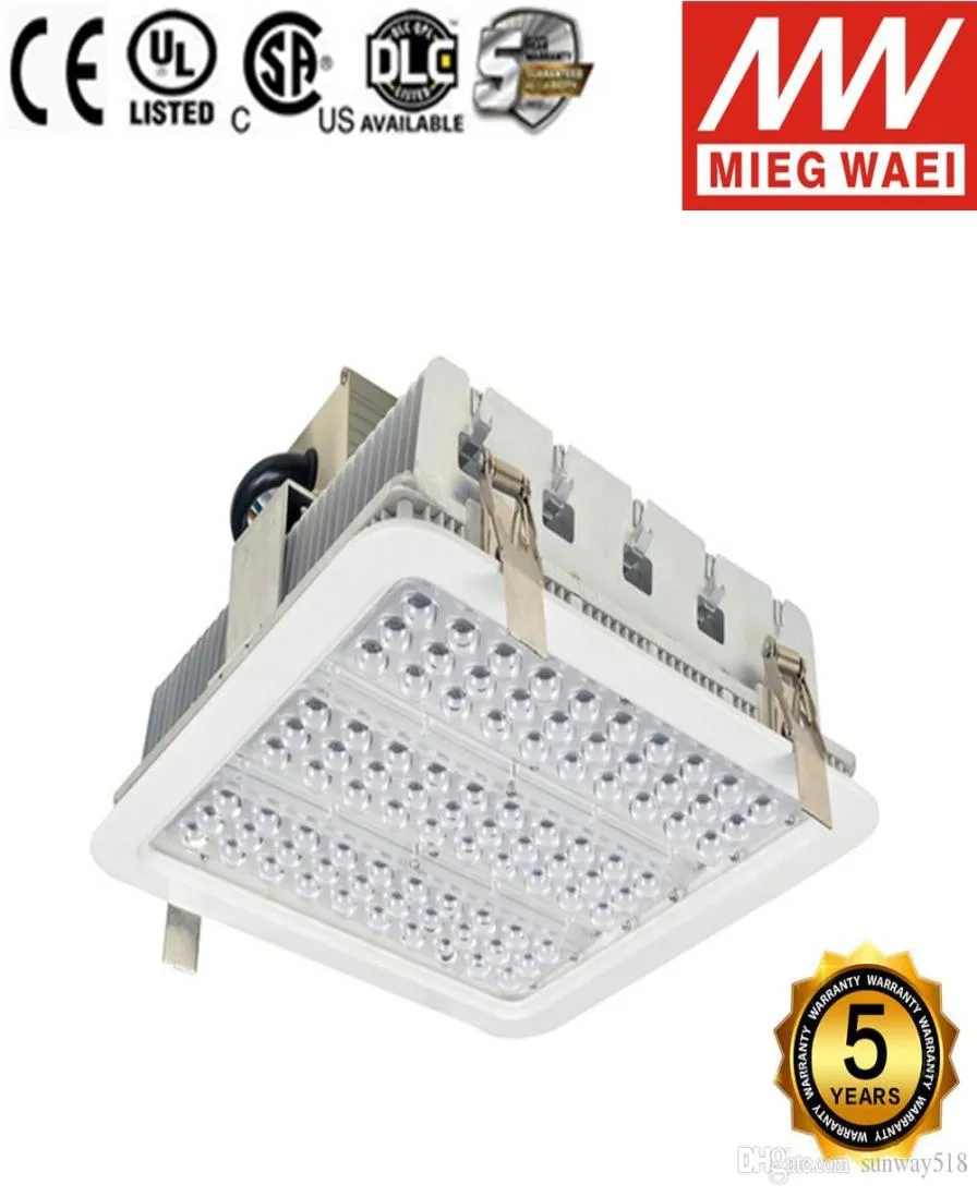 Explosion Proof Canopy Lights Finned Radiator 100W 150W 180W 200W LED High Bay Light For GAS ...