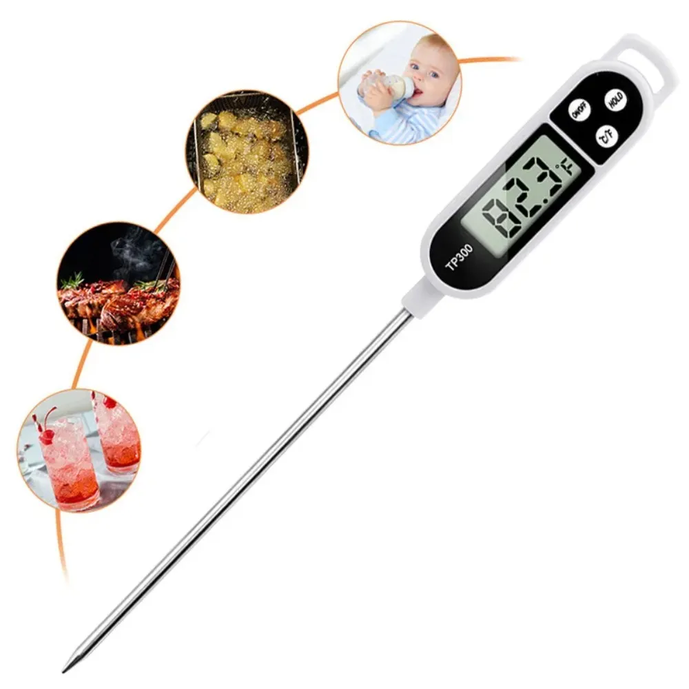 Digital Food Thermometers Instant Read Meat Cooking Probe For BBQ ...