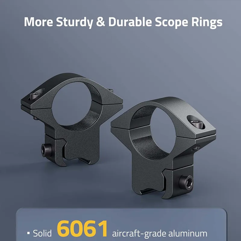 Medium Profile See Through Rifle Scope Rings Mount For 3/8 11mm 20mm ...
