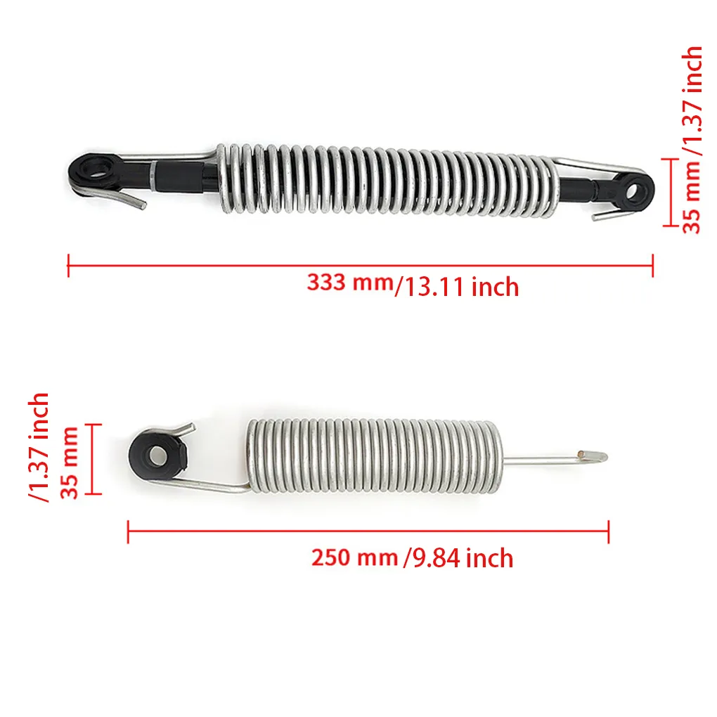 Car Trunk Lift Support Gas Struts Shock Absorber Springs, Pair, Black ...