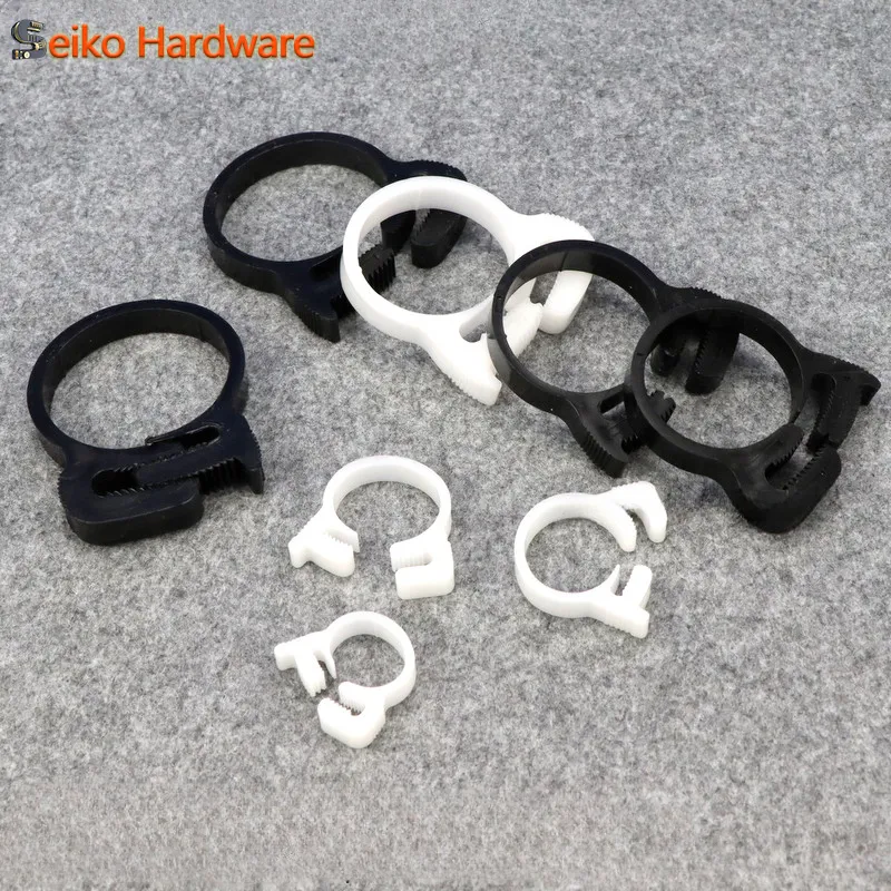 Silicone Hose Clamps, PVC Pipe Holder Clamp Durable Plastic Pipe ...