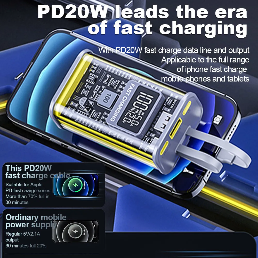 DIY Portable Power Bank Case: 21700 Battery Charger, PD 22.5W Fast ...