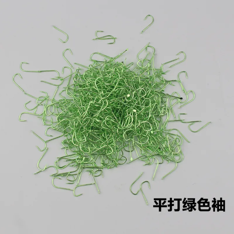 50-Pack Barbed Fishing Hooks - Pink, Green, Blue, Red Sleeves - Long ...