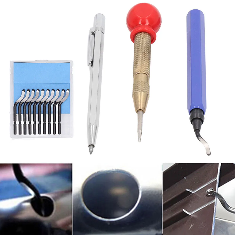 Deburring Tool Kit with Interchangeable Blades: Precision Woodworking ...