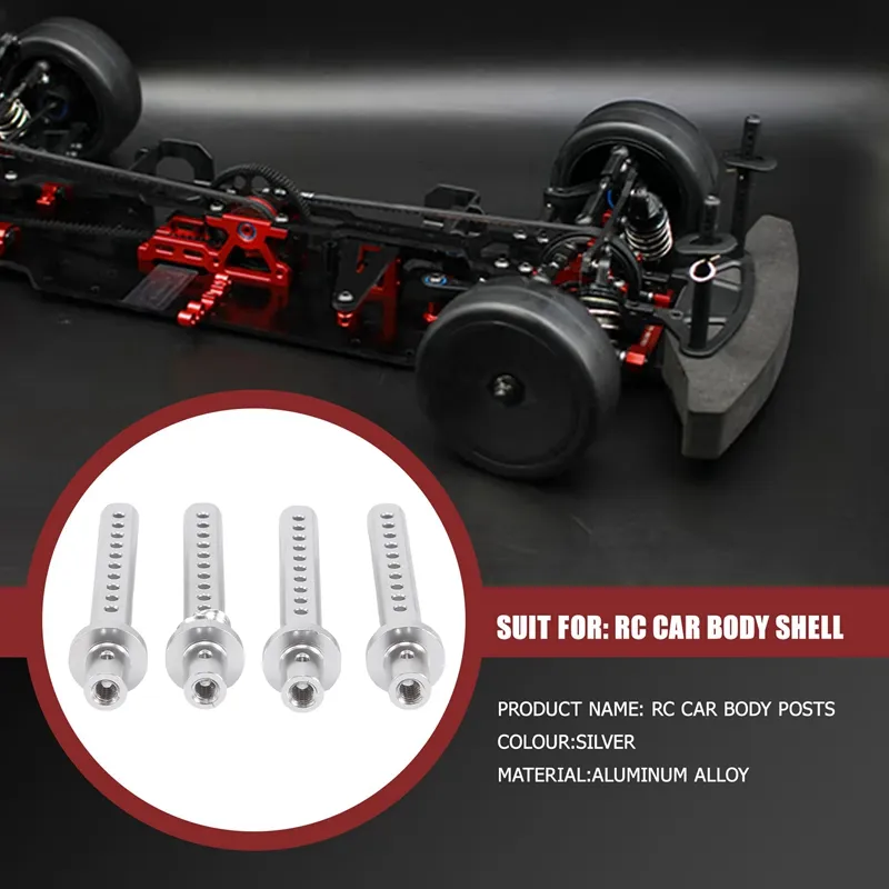 DHgate.com:4 Pack RC Car Metal Body Mount Shell Column Posts for 1/10 ...