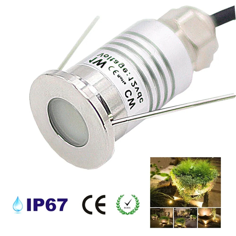 DHgate.com:202412V 1W Mini LED Recessed Deck Lights, IP67 Waterproof ...
