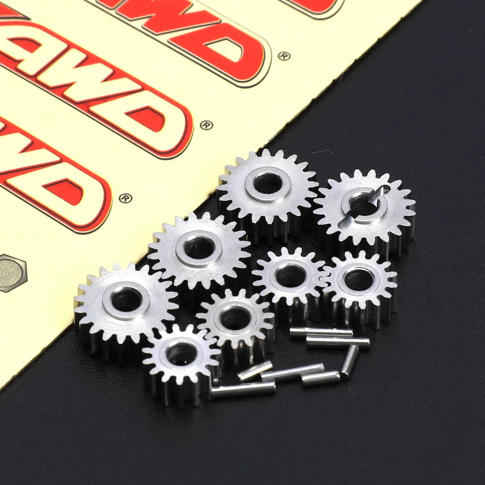Steel portal axle gear set for 1/24 scale FMS EAZYRC Roc Hobby FCX24 ...