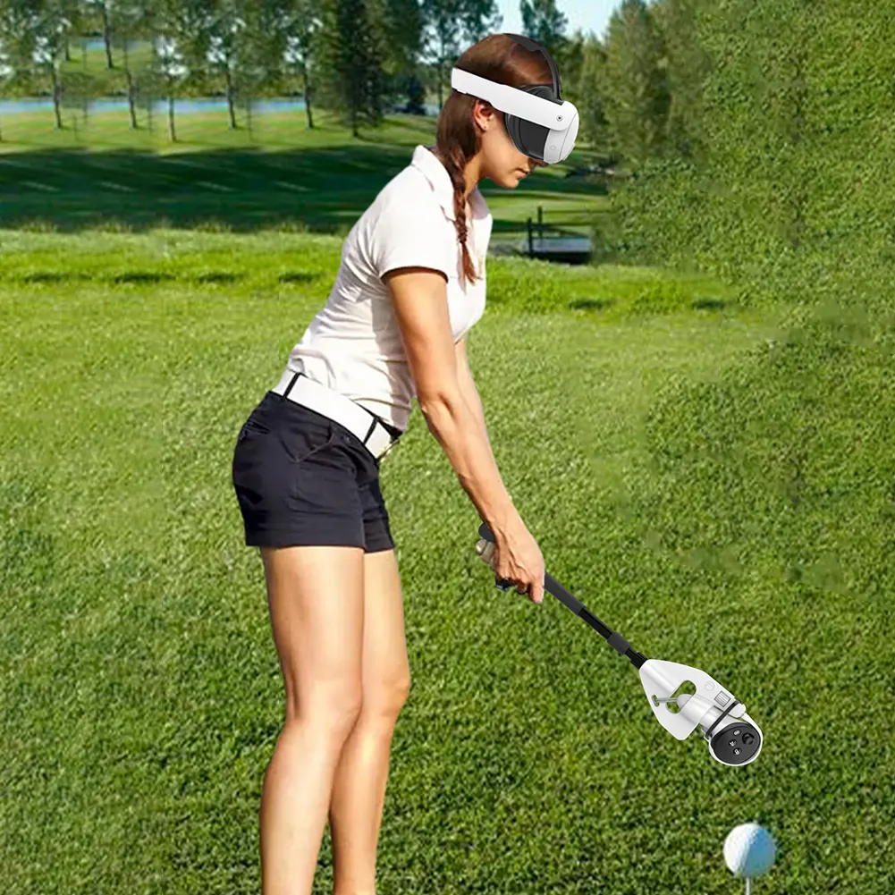Adjustable VR Golf Club Handle Attachment with Realistic Grip for Meta ...