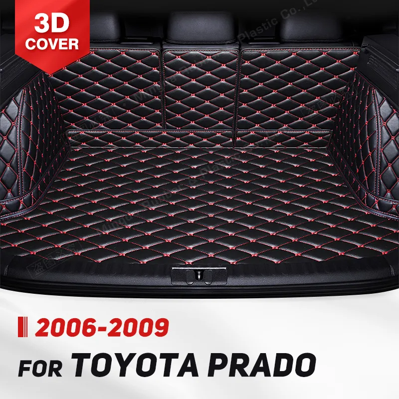 Auto Full Coverage Trunk Mat For Toyota Prado 7 Seat 2006 2009 08 07 ...