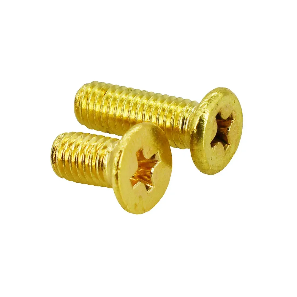 Brass Phillips Head Screws - Metric Threaded Bolts, Cross Pan ...