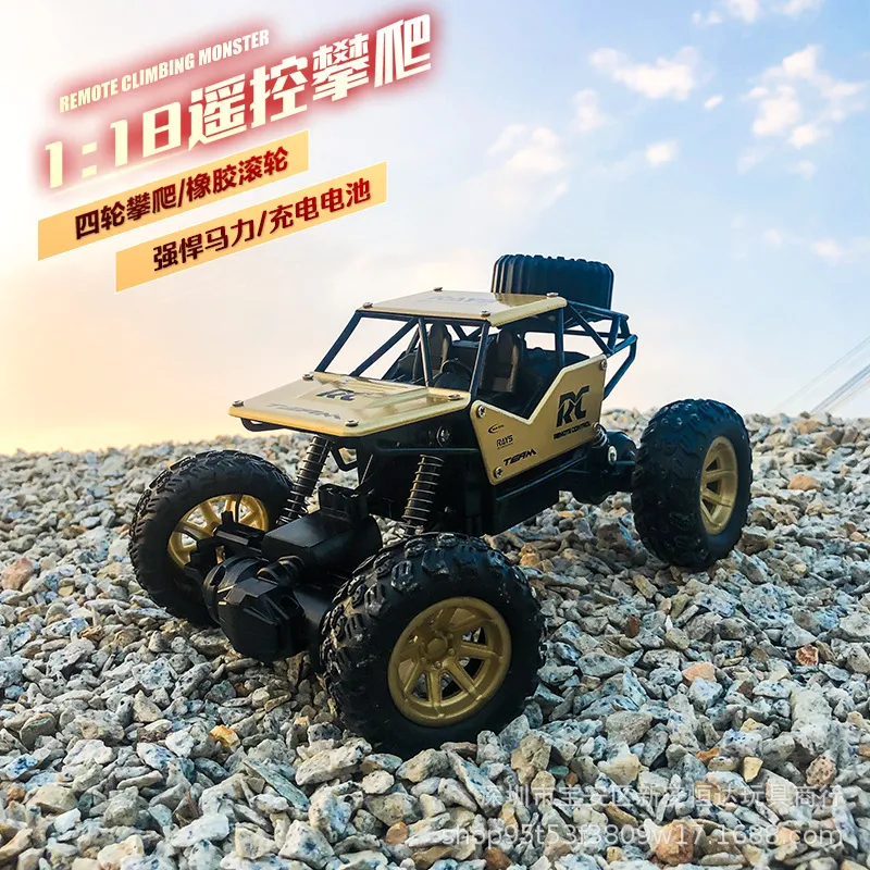 1:18 Scale 4WD Cross-Country Radio Control Truck, USB Charging RC Car ...