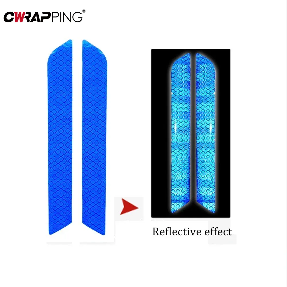 Car Bumper Reflective Warning Strip Tape Stickers for Night Visibility ...
