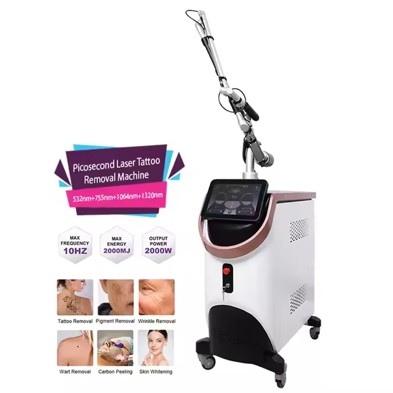 2:YAG Pico Laser Skin Rejuvenation & Tattoo Removal Device With Long ...