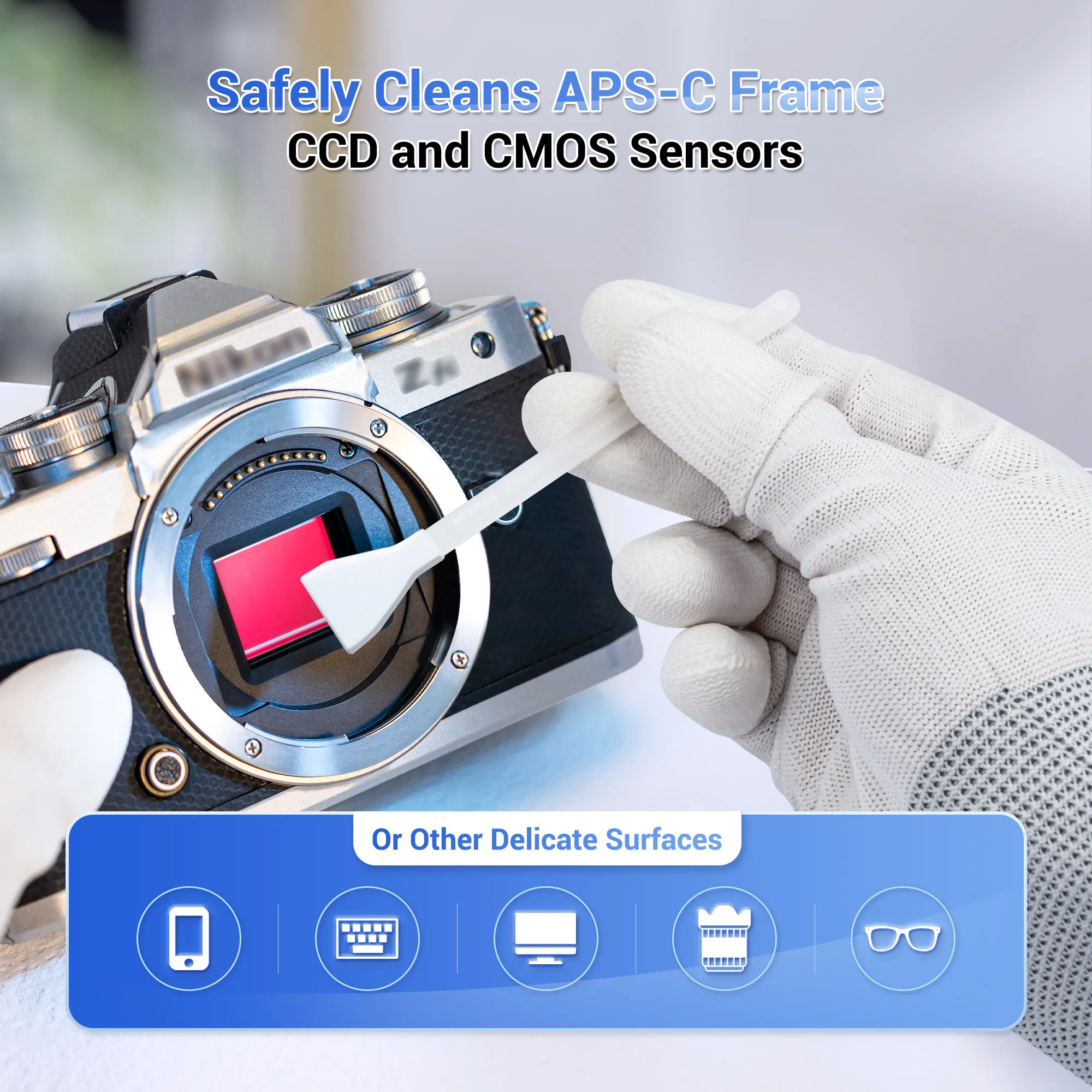 DHgate.com:JJC 12-Pack APS-C CCD & CMOS Sensor Cleaning Swabs ...