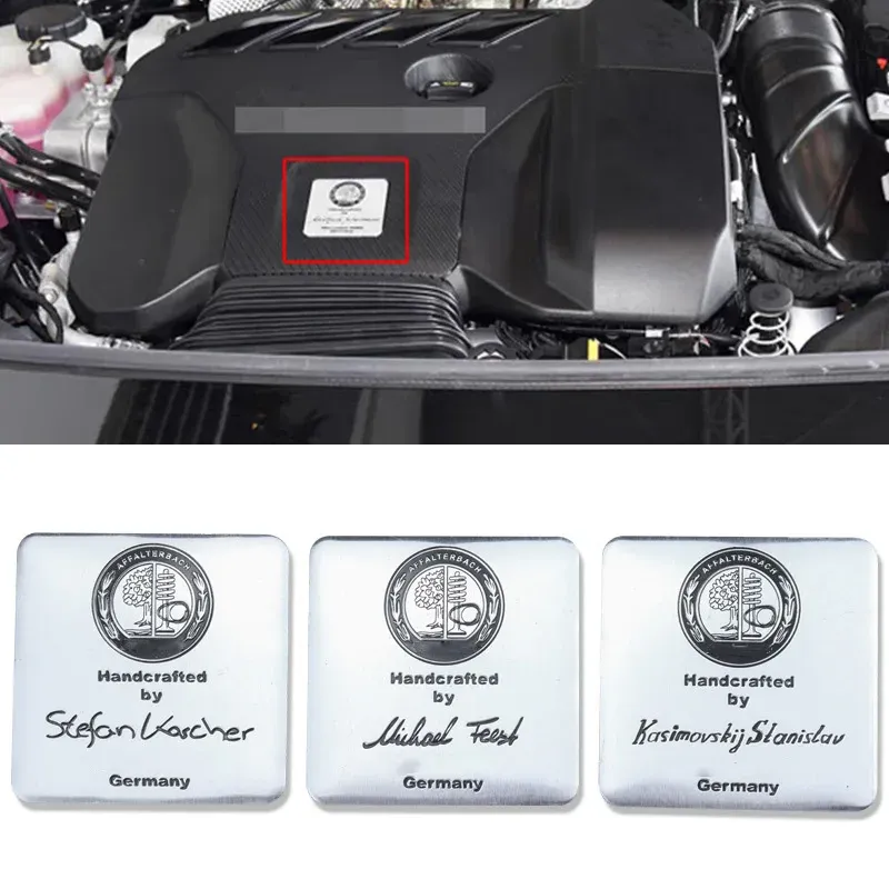 Mercedes Benz AMG Auto Engine Sticker Nameplate Emblem custom stickers ...
