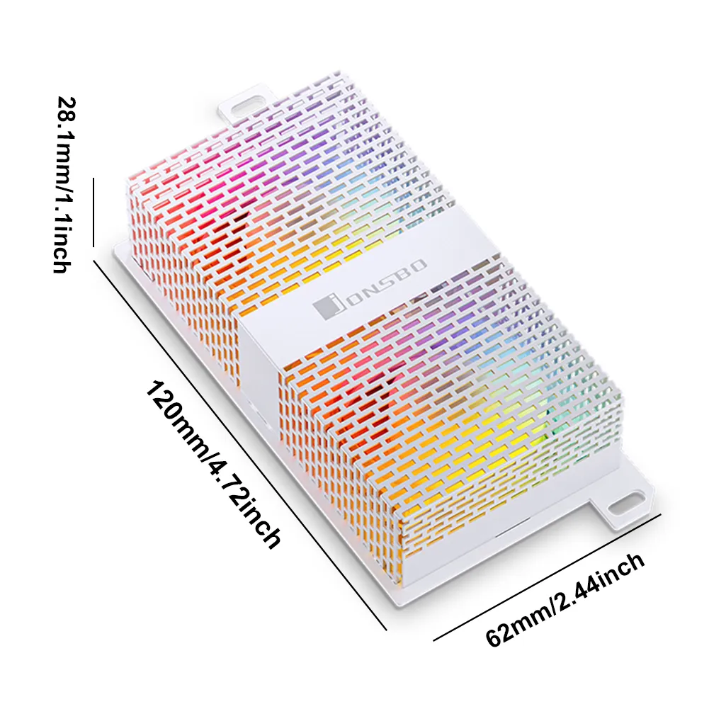 JONSBO NF-1 RAM Memory Module Cooling Radiator DDR4 DDR5 Ram Cooler 4Pin PWM 5V 3PIN ARGB Sync ...