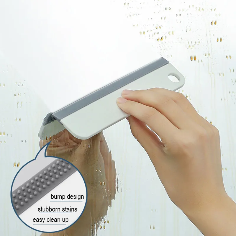 Mini Silicone Squeegee - Double Sided Window Cleaner, Glass Wiper, Car ...