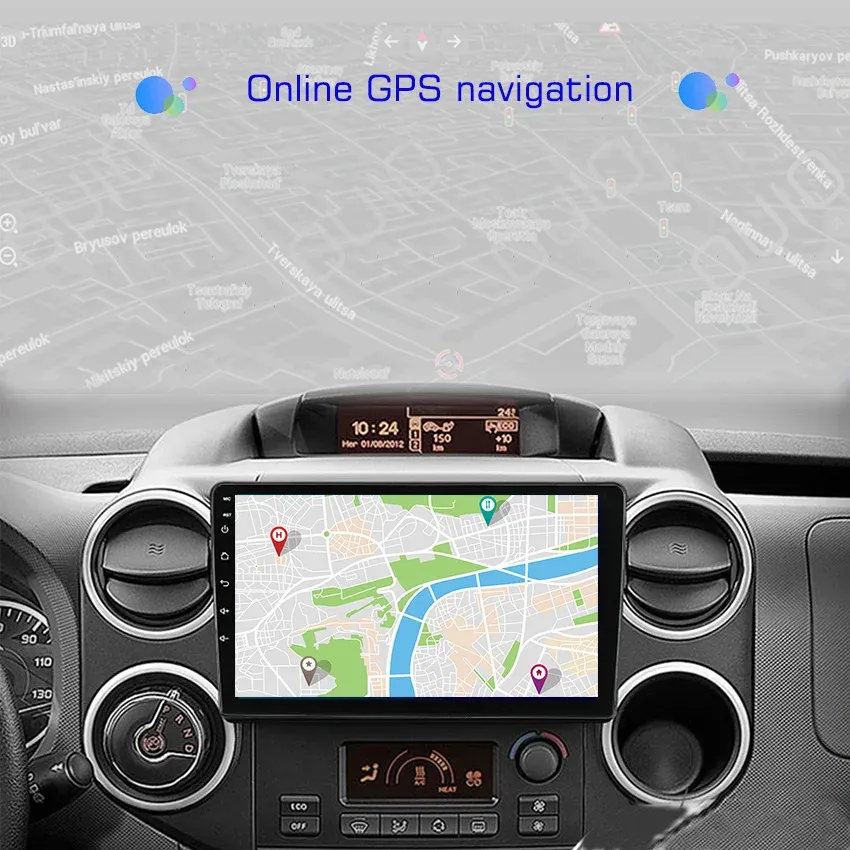 Android 13 Radio For Citroen Berlingo 2 B9 Peugeot Partner 2008 2018 ...