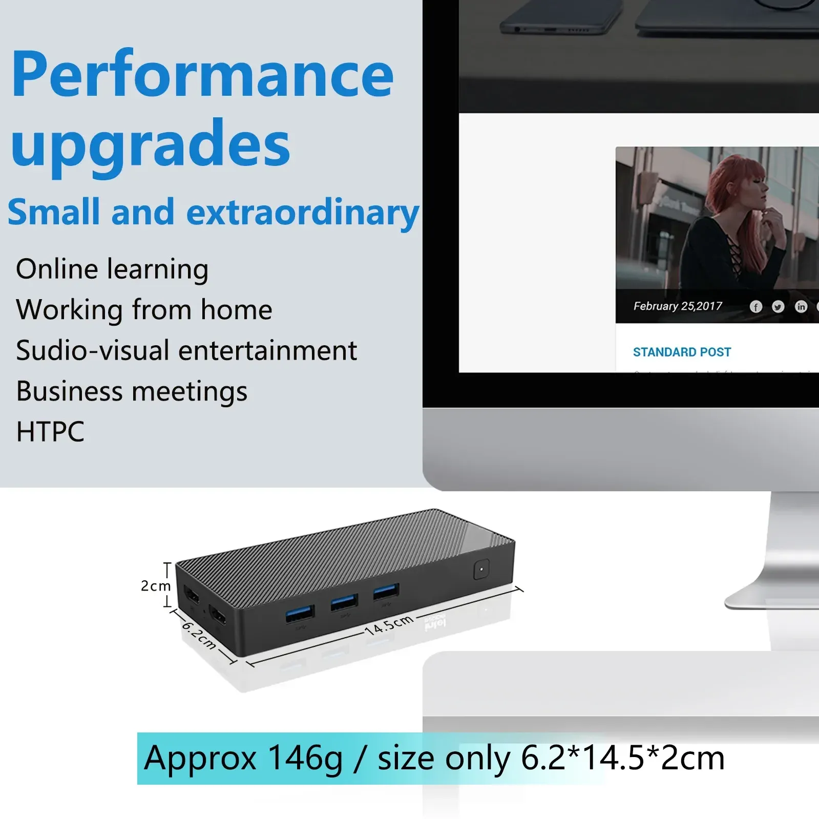 SZBOX S1 Mini PC Stick: 12/16GB DDR5, 256GB SSD, Windows 11 Pro, 4K, WiFi 6, BT 5.2, 1000Mbps ...