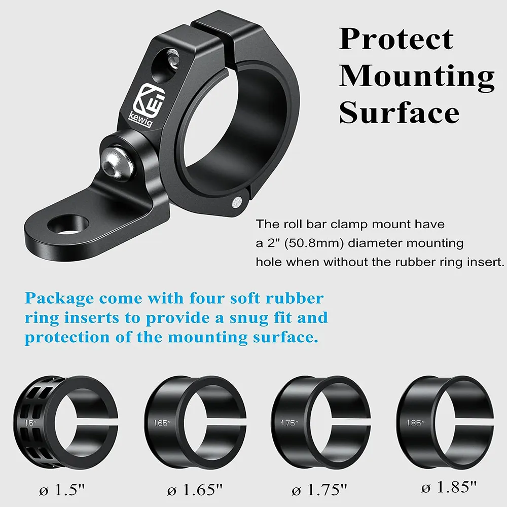 Light Roll Bar Clamps